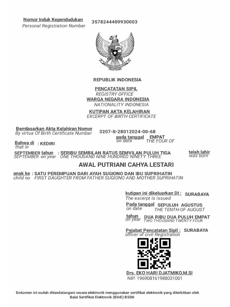 Awal Putriani Cahya Lestari | PDF