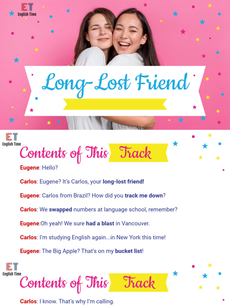 Long Lost Friend | PDF