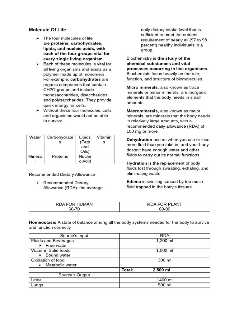 BIOCHEM Prelim Reviewer | PDF
