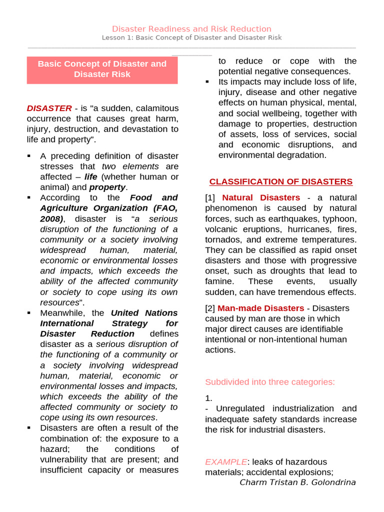 STEM 12 DRRR Notes | PDF