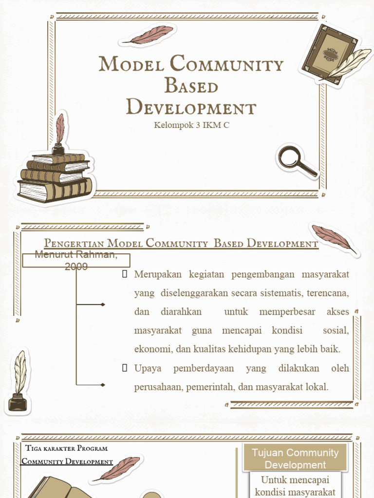 P.6 Model Community Based Development | PDF
