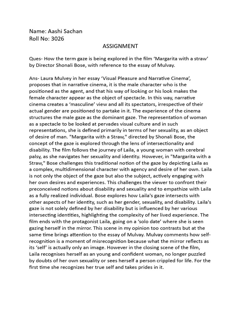 Assignment Lit and Cinema | PDF