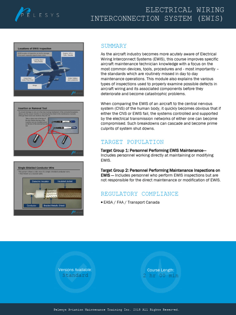 EWIS Course Outline | PDF