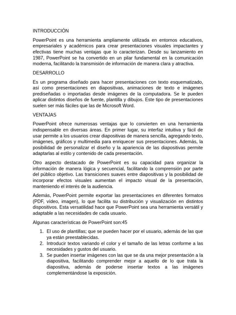 Ensayo Powerpoint | PDF
