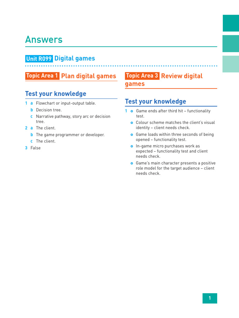 Digital Game Planning & Review | PDF | Computers