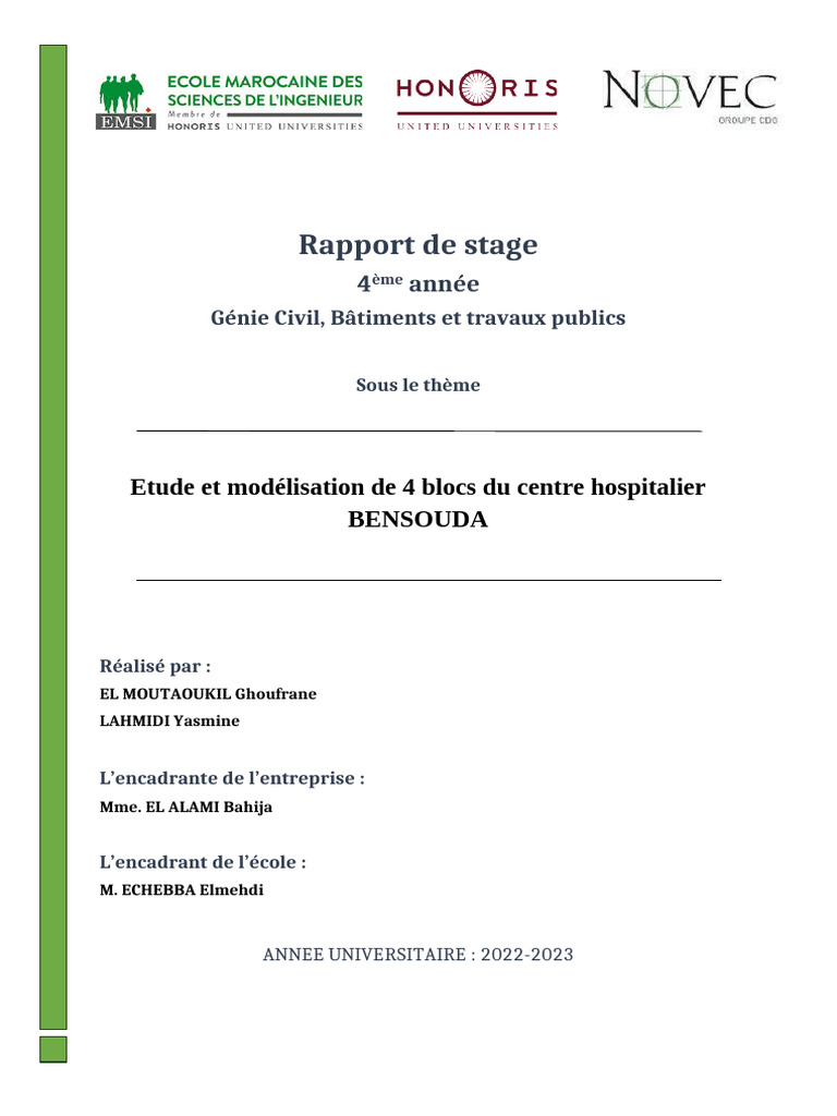 Rapport de stage-PFA - Final | PDF