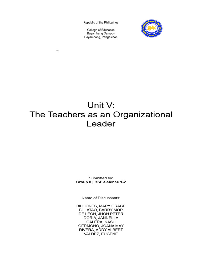 Prof Ed 104 Written Report Group 5 3 | PDF