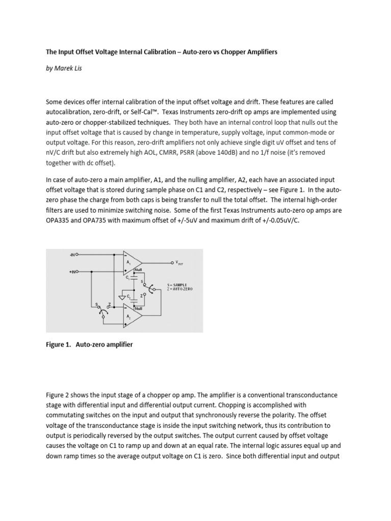 Vos Internal Calibration | PDF