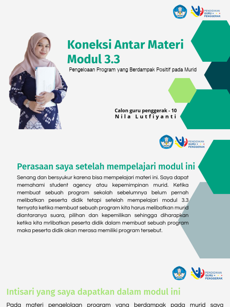 Presentasi Bisnis Hijau Tua Hijau Muda Putih Geometris Korporat Presentasi Internal Perusahaan | PDF