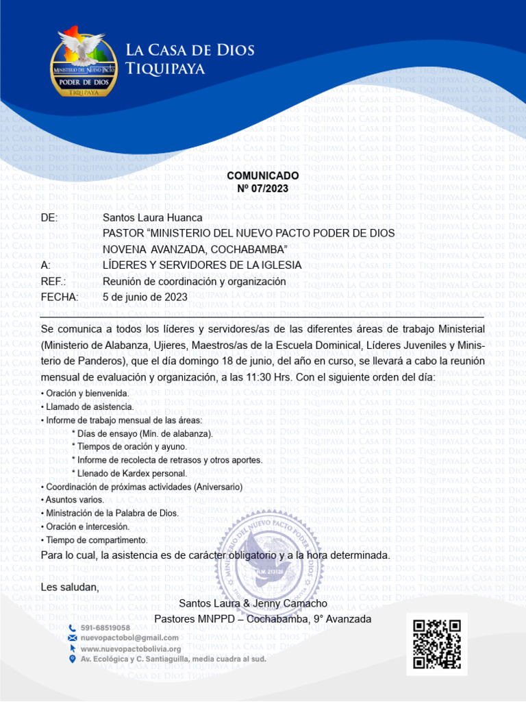 Comunicado 7 | PDF