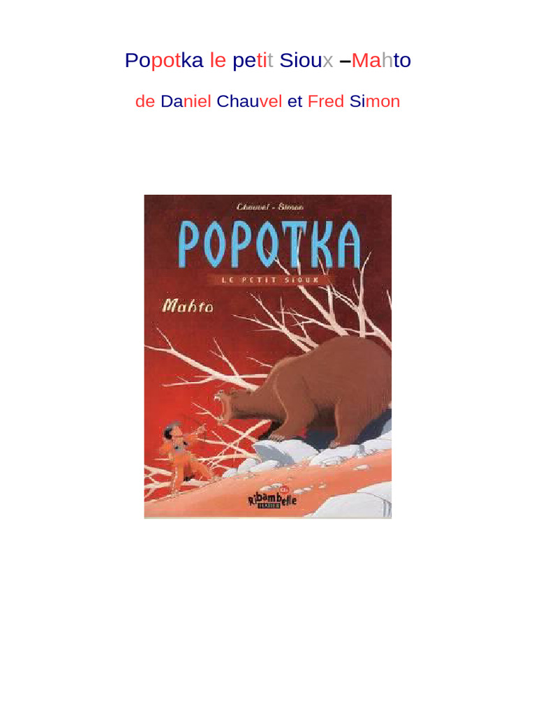 Tapuscrit Popotka | PDF