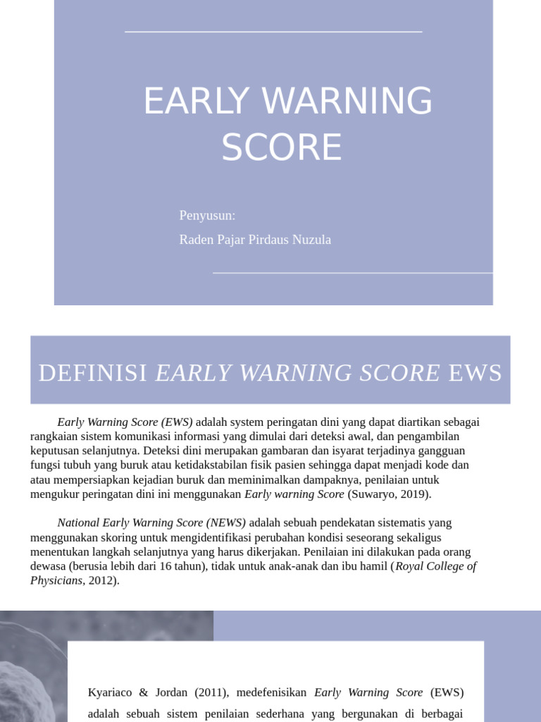 Early Warning | PDF