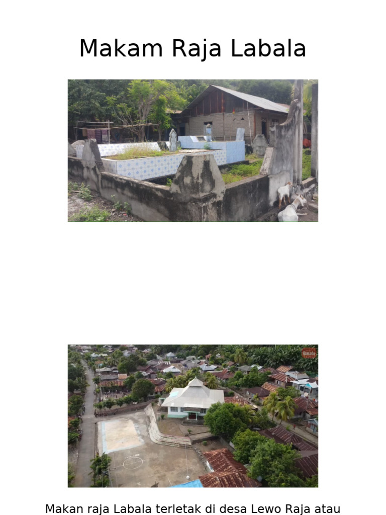 Story Book Situs Makam Raja Labala | PDF