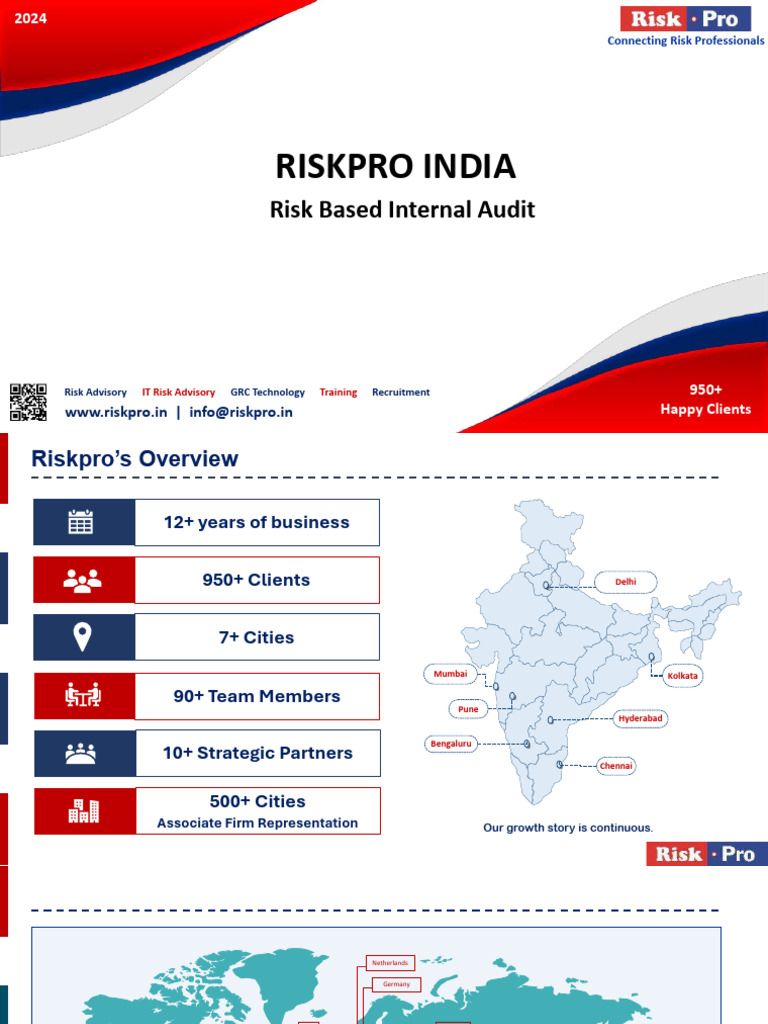 Risk Based Internal Audit Brochure 2024 I Risk Pro | PDF | Audit | Internal Audit
