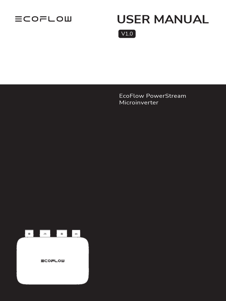 EcoFlow PowerStream Microinverter User Manual V1.1 (En) - 1686293304065 ... EcoFlow PowerStream Microinverter User Manual V1.1 (En) - 1686293304065 ...