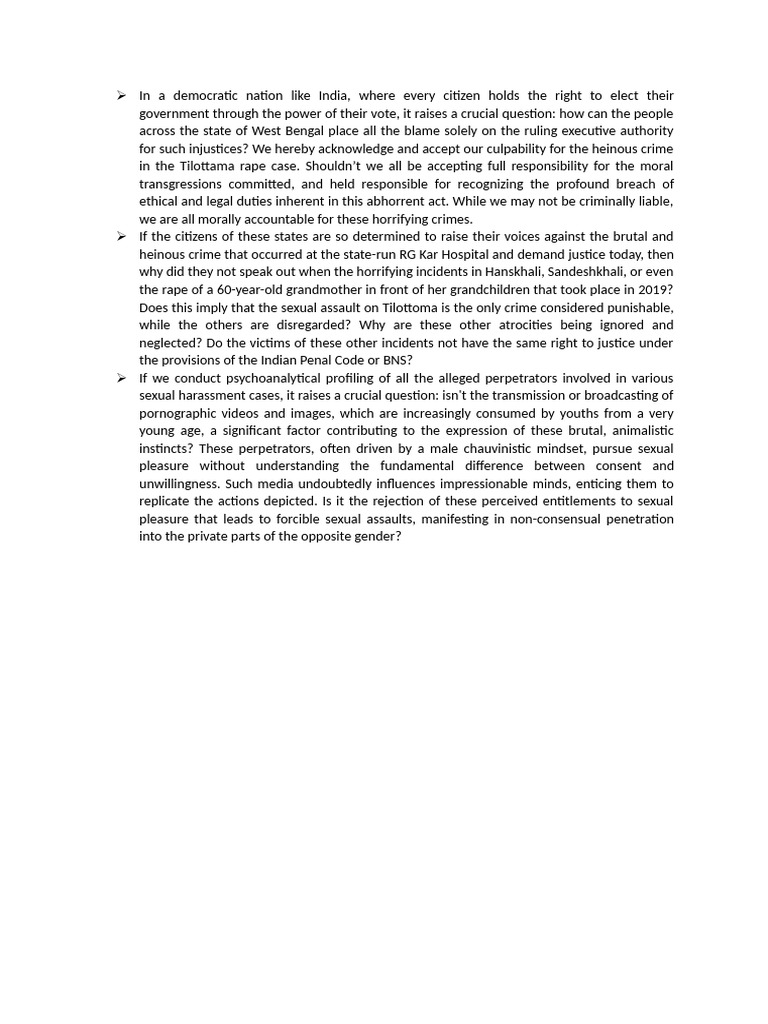 RG Kar Case Pointers | PDF