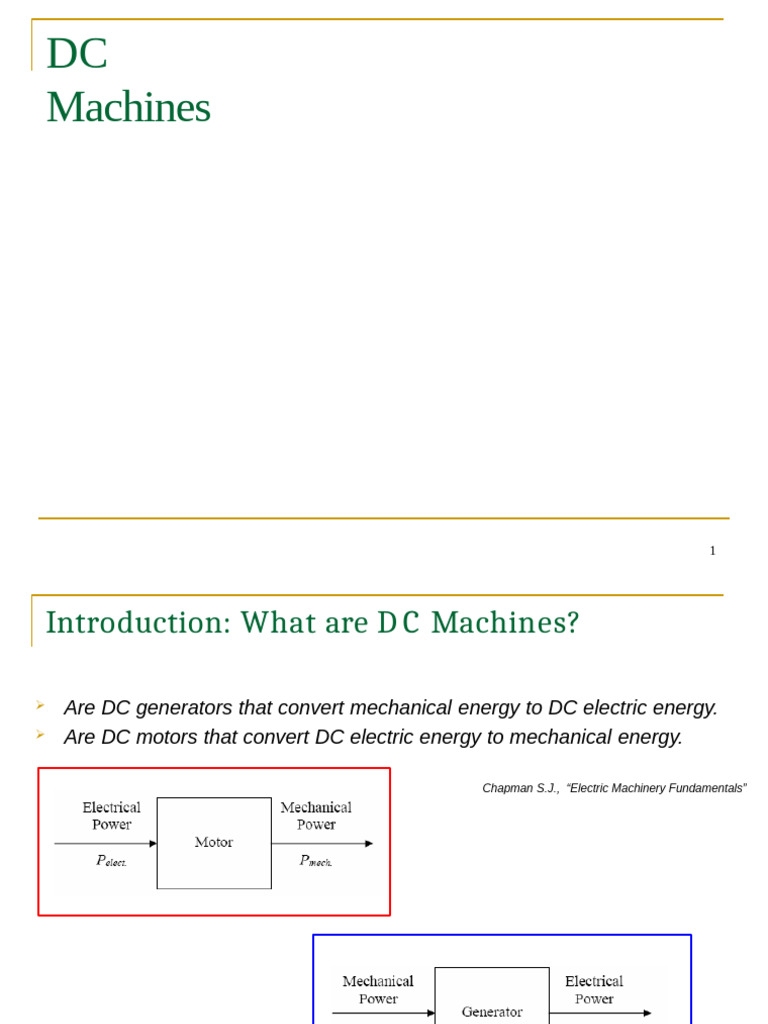 DC Machines | PDF