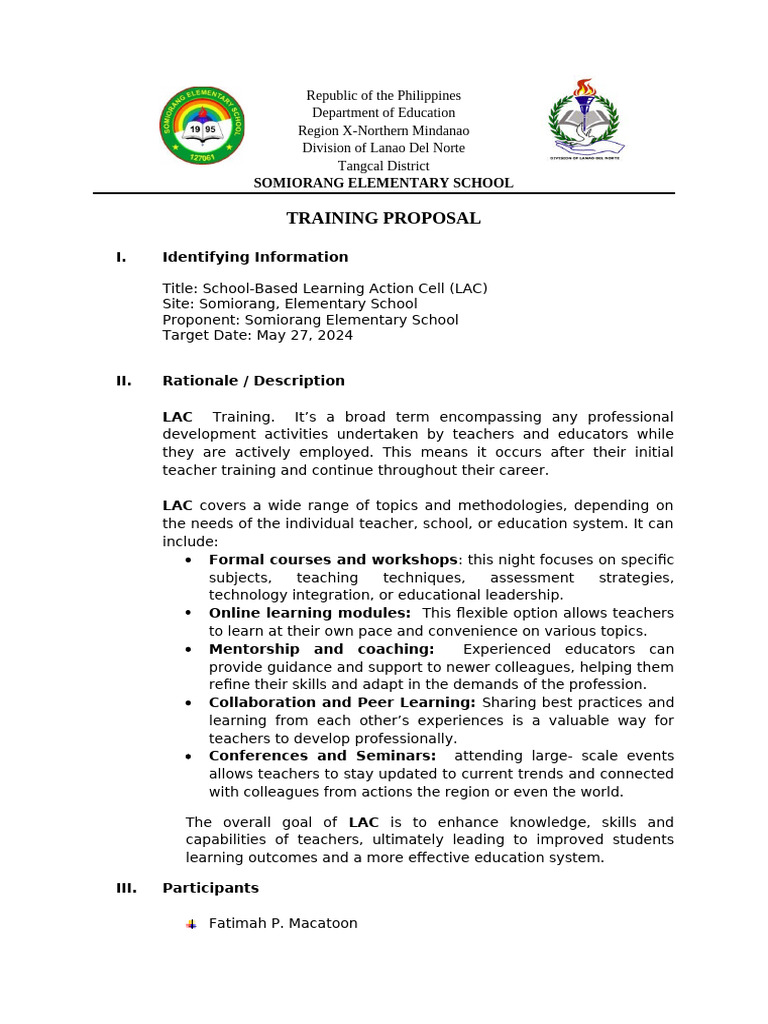 NLC-CAMP-PROPOSAL | PDF