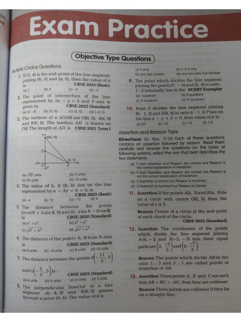Chapter 7 Coordinate Geometry | PDF