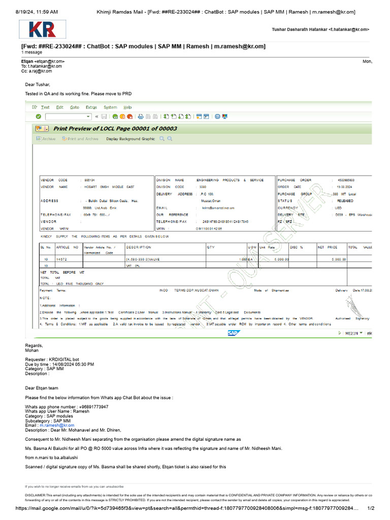 #233039 Change PO Signature Image | PDF