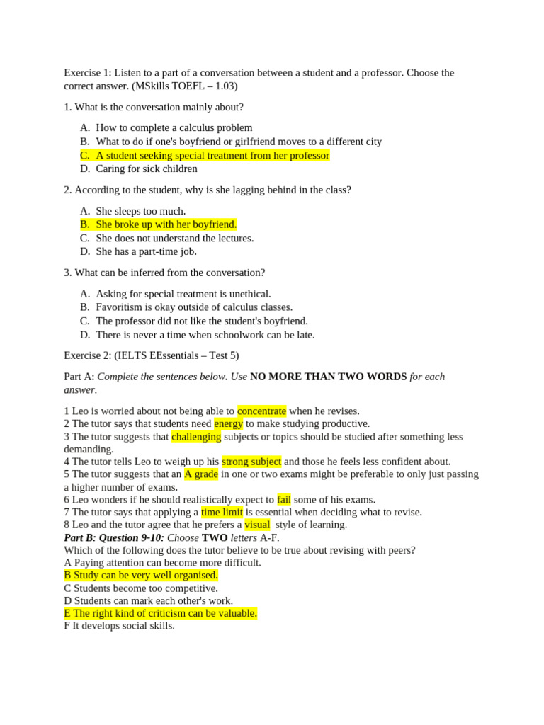 LS3 - Extra Practice - Chapter 3 | PDF