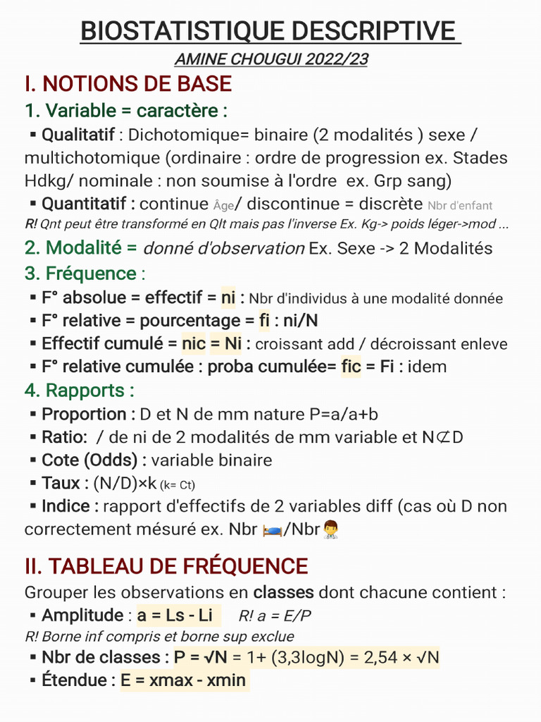 Biostat Descriptive | PDF