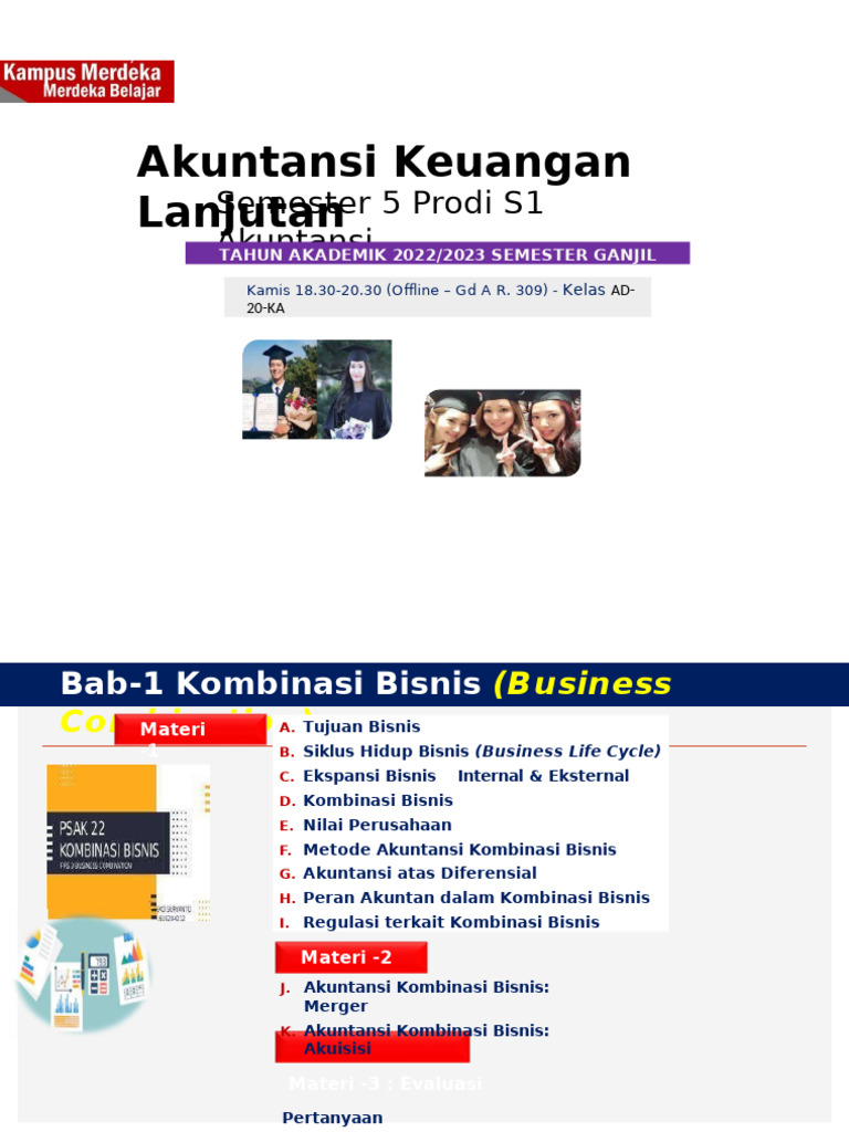 Materi-2 Bab1 Kombinasi Bisnis | PDF
