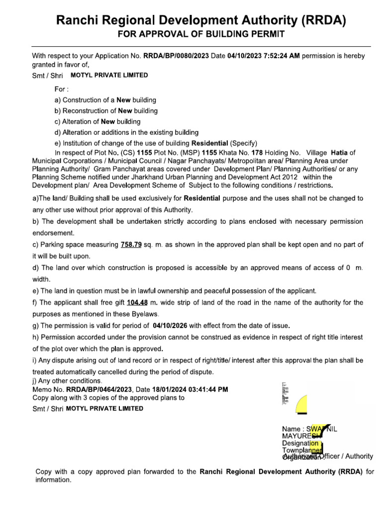 Approval Letter | PDF