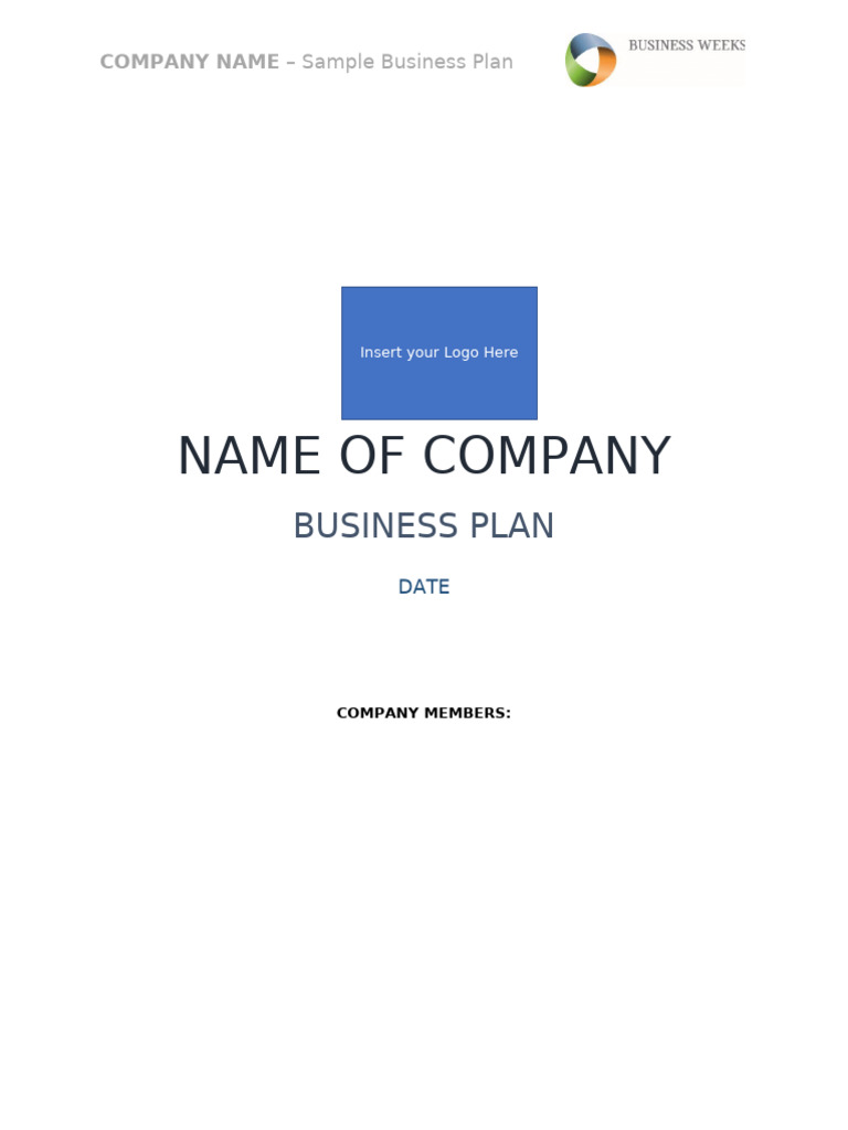 Sample Business Plan Template - Day 3 | PDF