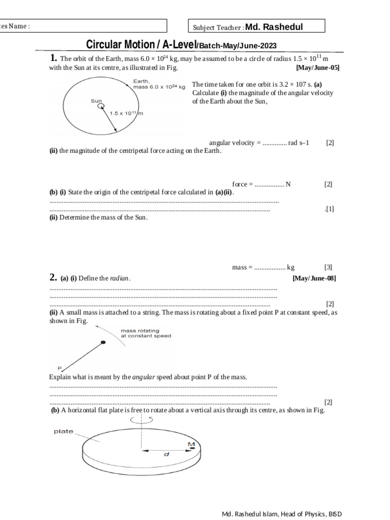 Circular Motion | PDF