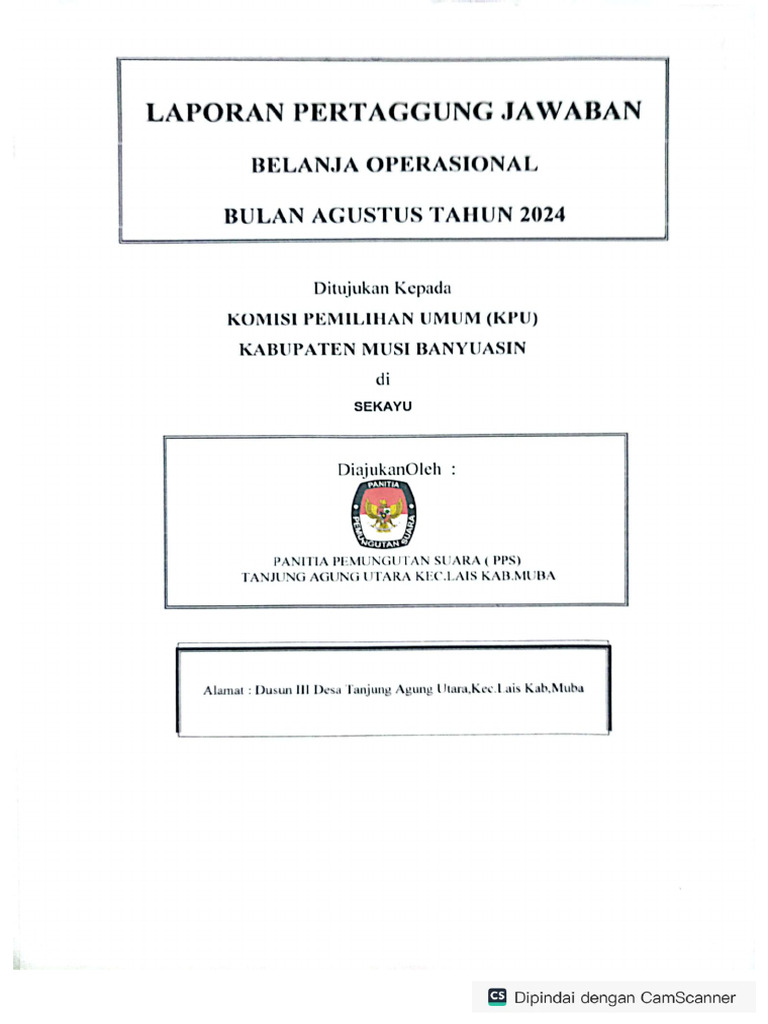 LPJ AGUSTUS 2024 | PDF