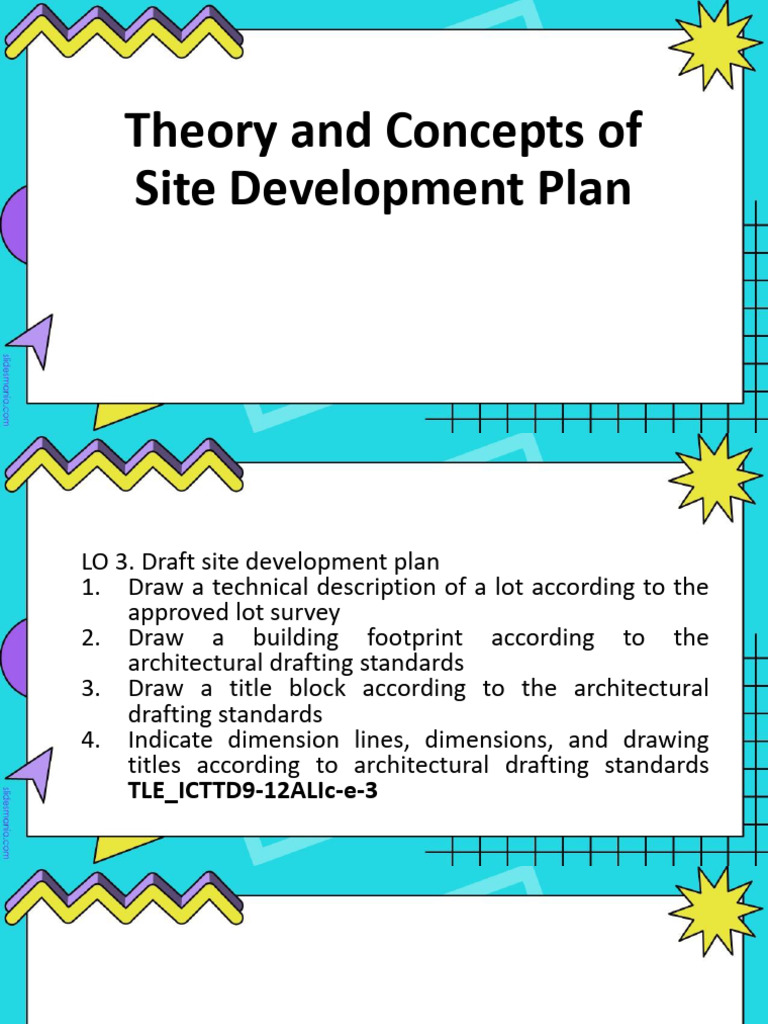 Lesson 4. Theory and Concepts of Site Development Plan | PDF