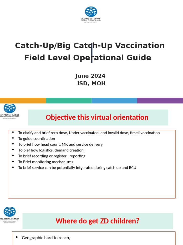 Operational Guide For Catch Up and Big Catch Up Vacciantion May | PDF ...
