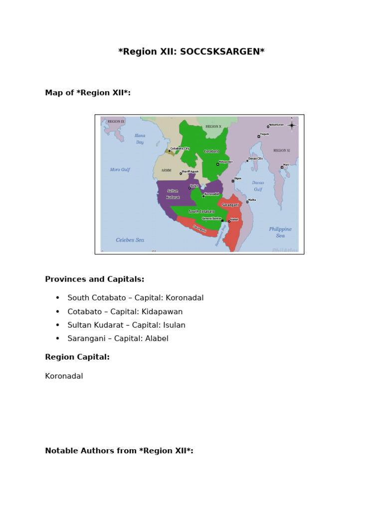 Region XII | PDF