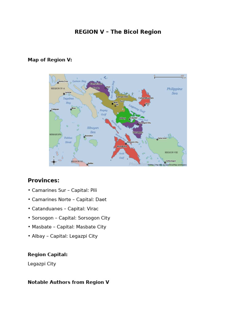 Region V | PDF