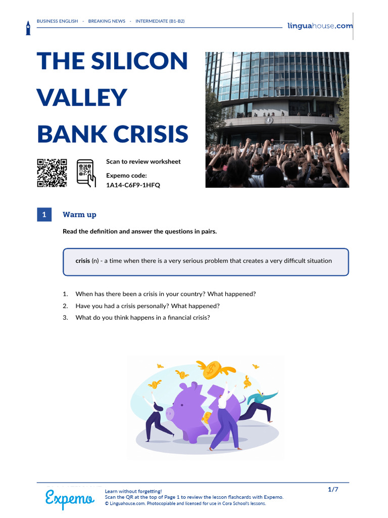 The Silicon Valley Bank Crisis British English Student | PDF
