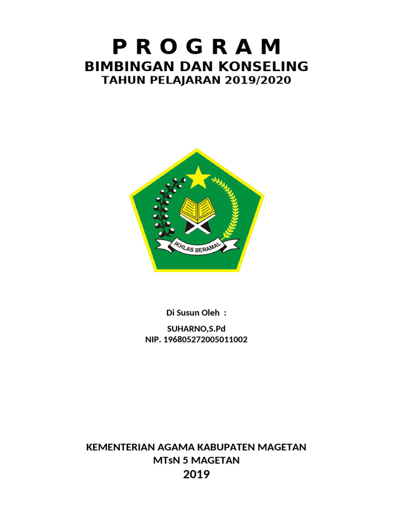 Contoh Program BK Sesuai Pop BK | PDF