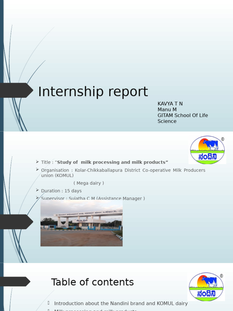 Internship Report[1] | PDF