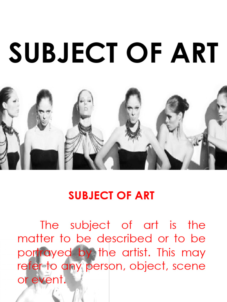 II. Subject of Art | PDF