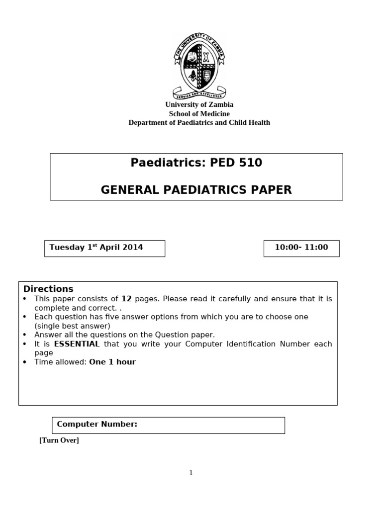 5th Year FINAL Term 3 Gen Peds FOR PRINT | PDF