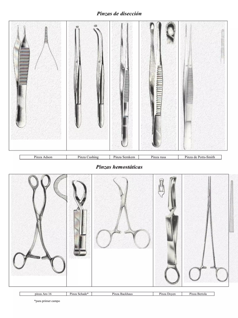Tipos de Pinzas | PDF