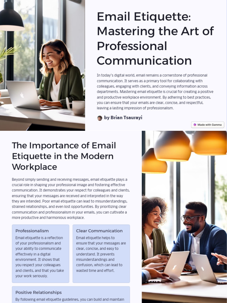 Email-Etiquette-Mastering-the-Art-of-Professional-Communication | PDF