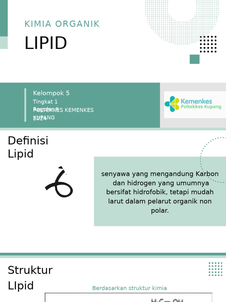 Pengantar Kimia Lipid dan Strukturnya | PDF