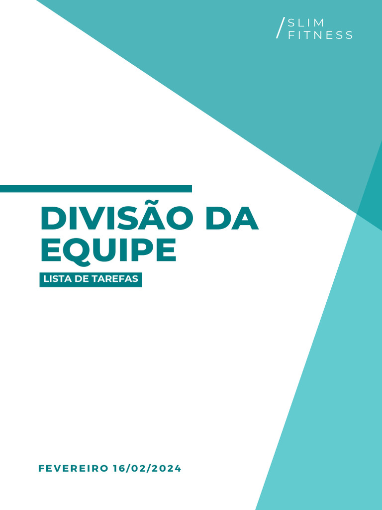 Divisão de equipe | PDF