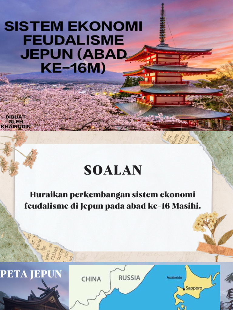 Sistem Ekonomi Feudalisme Jepun Abad Ke-16m | PDF