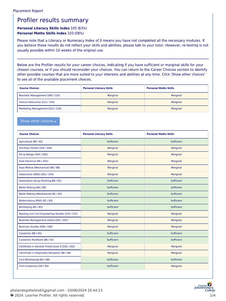 Placement Report | PDF