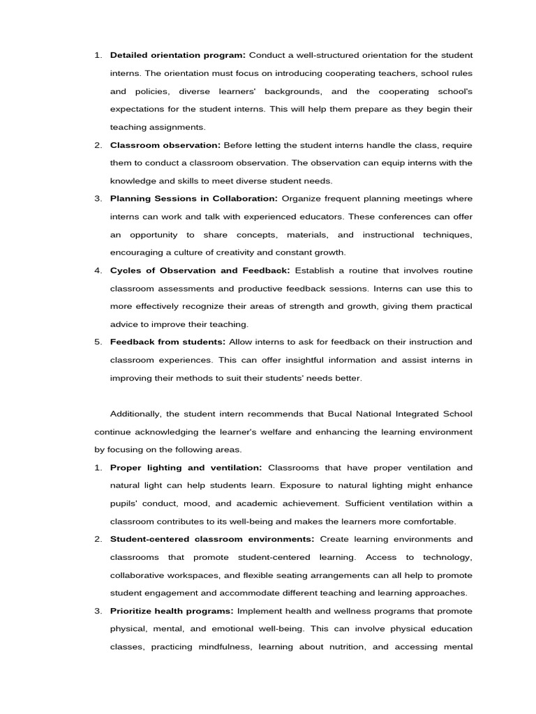 Reccomendation | PDF