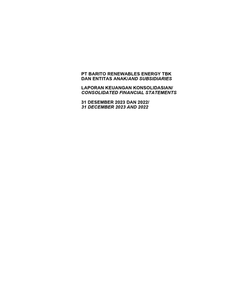 Fs PT Bren TBK Year End 31 Dec 2023 | PDF