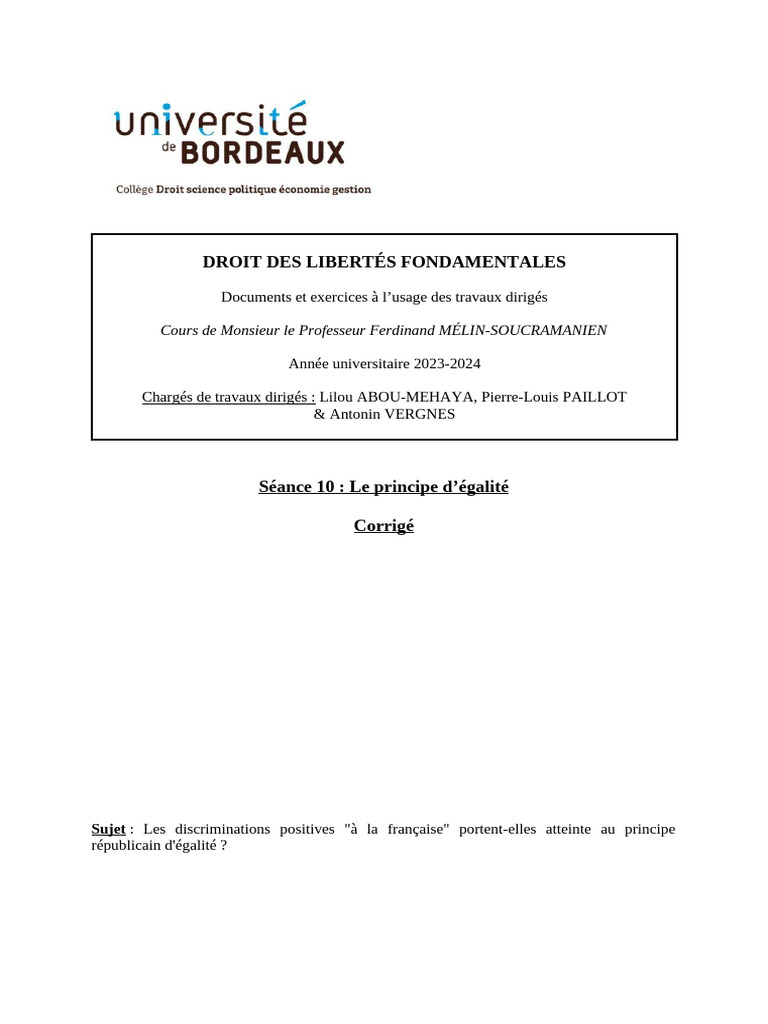 Proposition Correction Dissert | PDF