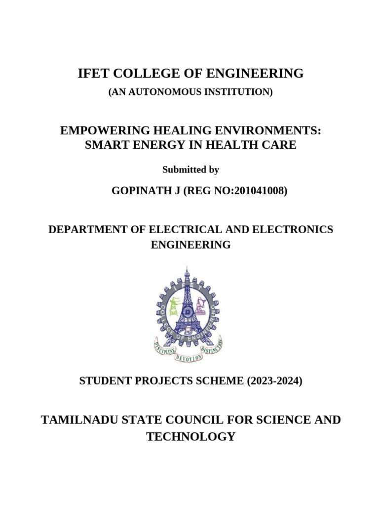 TNSCST Gopinath Proposal | PDF